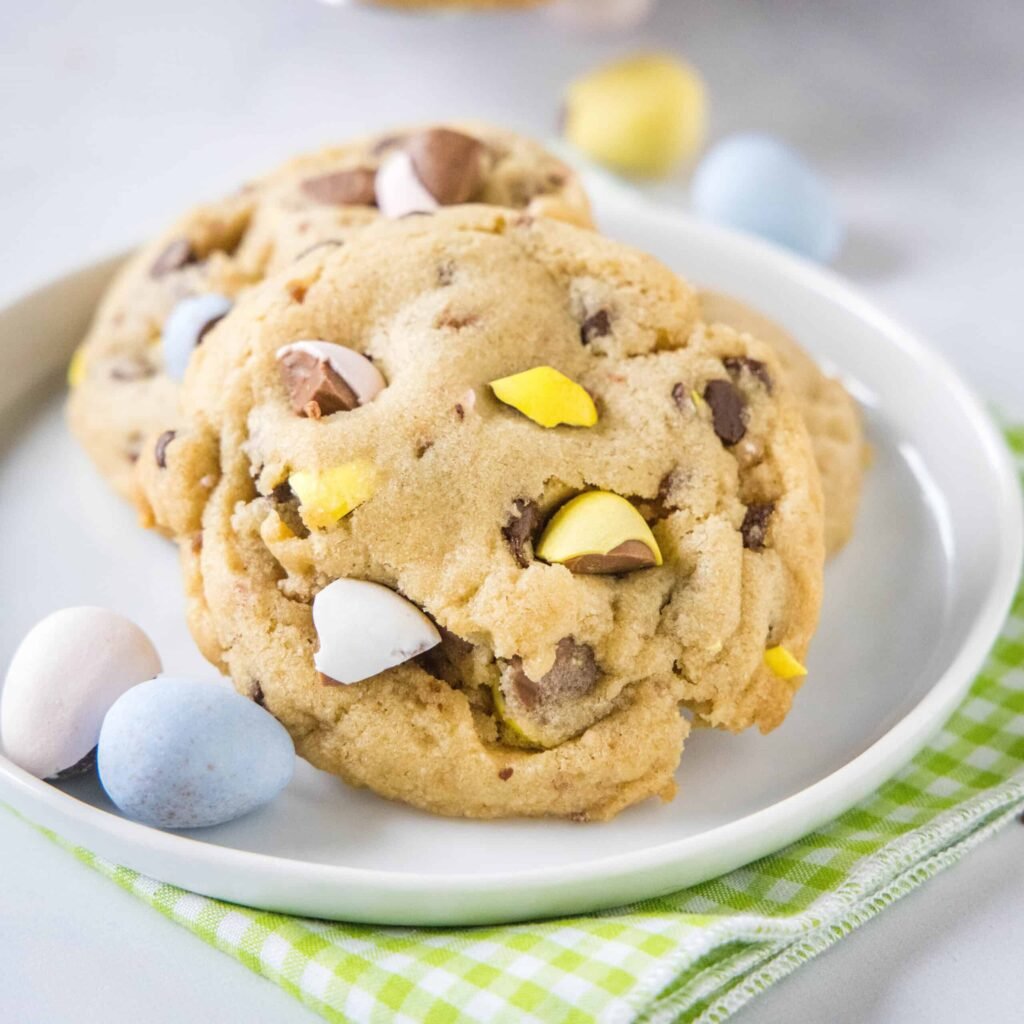 Cadbury Mini Egg Cookies - FoodNetworkAi